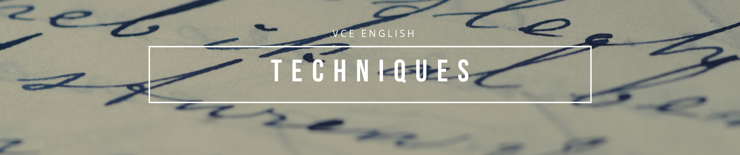 Techniques - VCE - Unit 3 & 4 English Study Guide - Research guides at ...