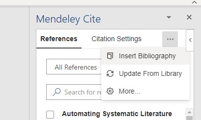 Mendeley Cite - Mendeley - Library Guides at CSIRO Library Services