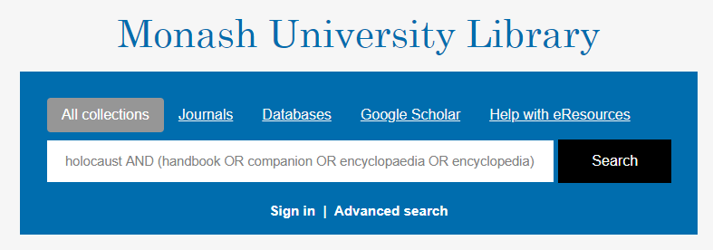 Europe - History - Subject guides at Monash University