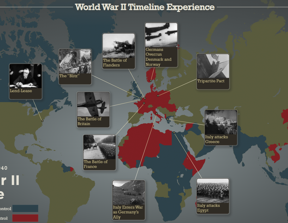 Timeline 1939-1945 - The Making of the Modern World, Depth Study 3 ...