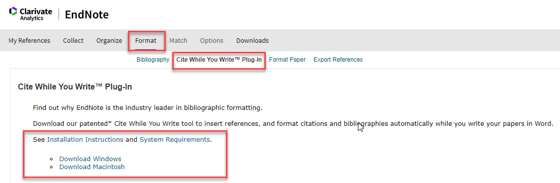 Working With EndNote References In Word EndNote Online For 