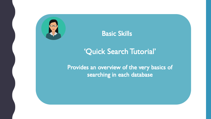 Database Tutorials Physiotherapy Library Guides At University Of