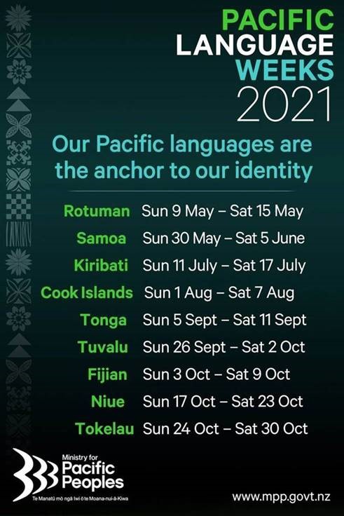 Pacific Language Weeks 2021 - Pacific - Subject & Study Guides at ...