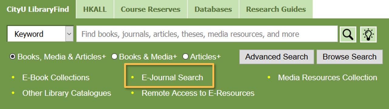 Browsing journal issues - Finding Journal Articles - Research Guides at ...