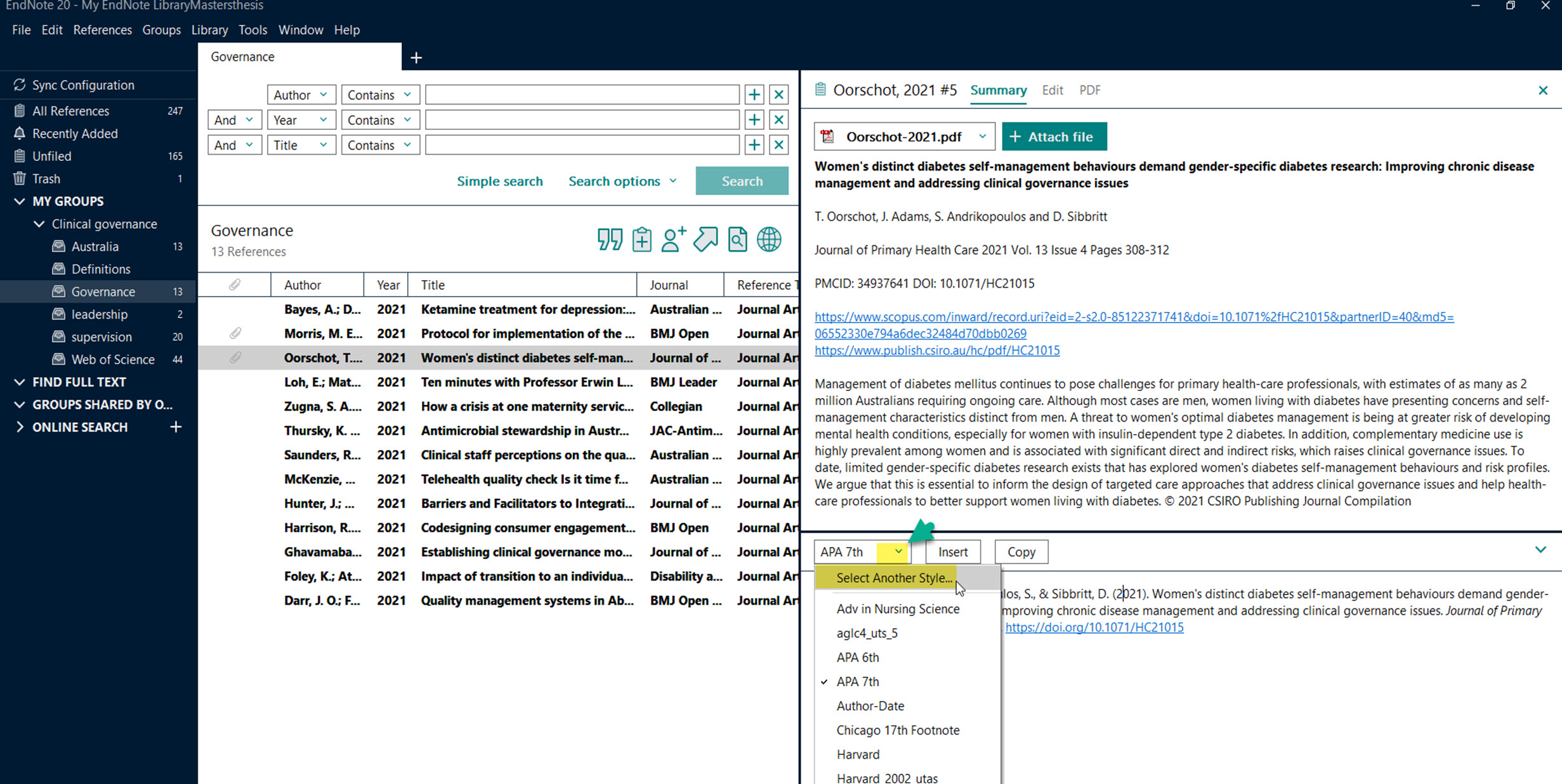 Adding Styles EndNote Subject Guides At University Of Tasmania