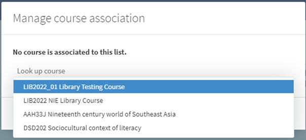 Step 1: Create or Find a Reading List - NTU CourseReserves: NIE Course Readings Guide ...