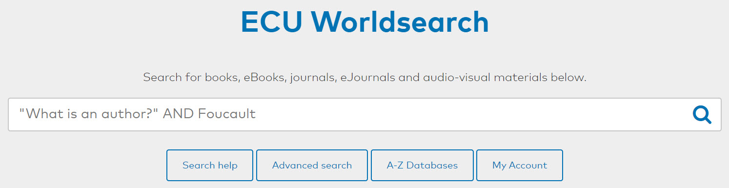 Basic search - Information Essentials - LibGuides at Edith Cowan University