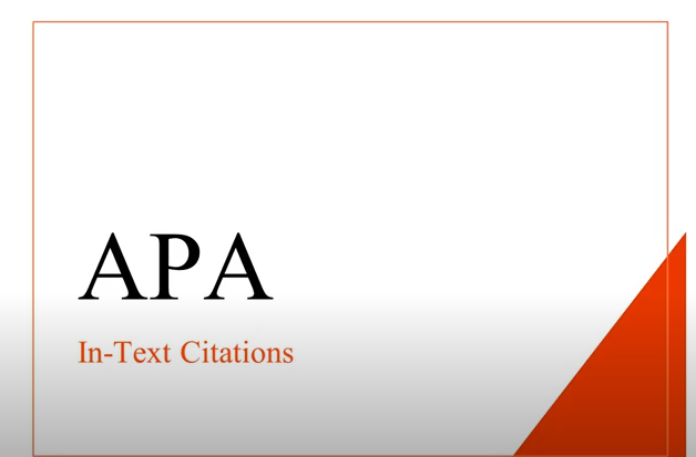 In text Citations APA Referencing 7th Edition University Library At 