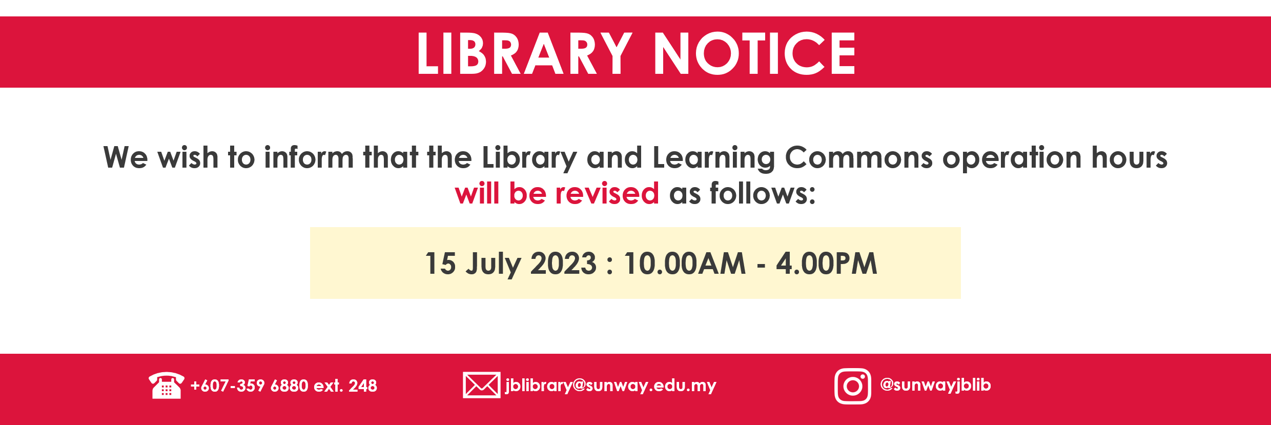 Library News & Events - LibGuides at Sunway College Johor Bahru