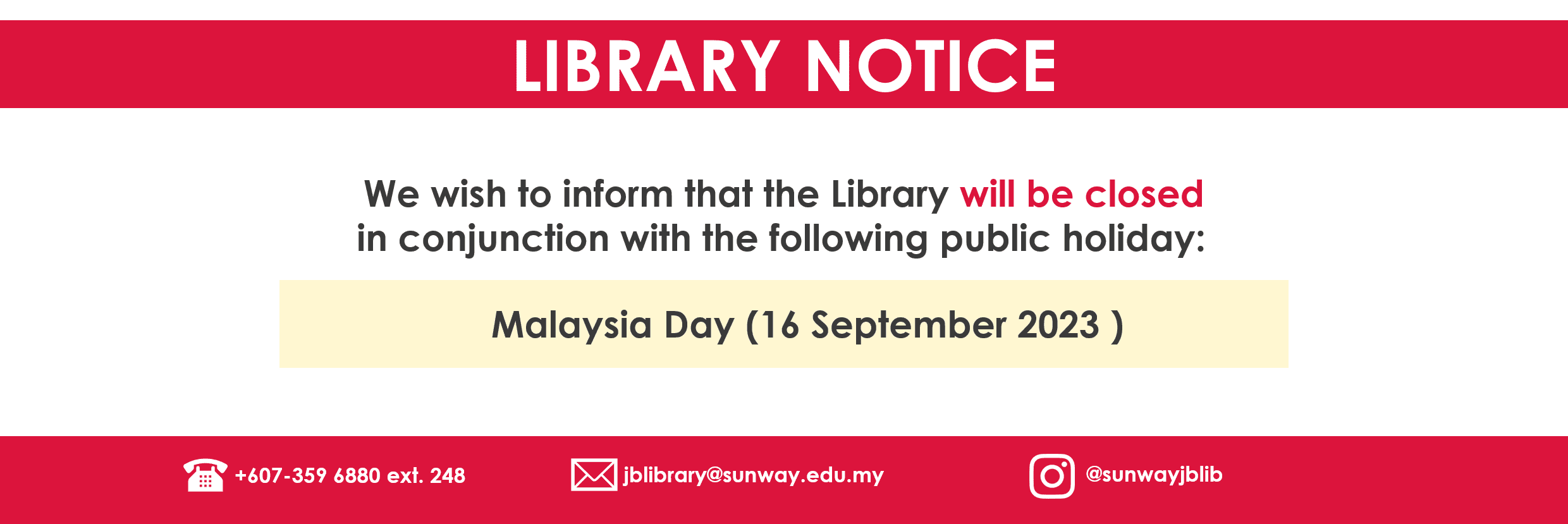 Library News & Events - LibGuides at Sunway College Johor Bahru