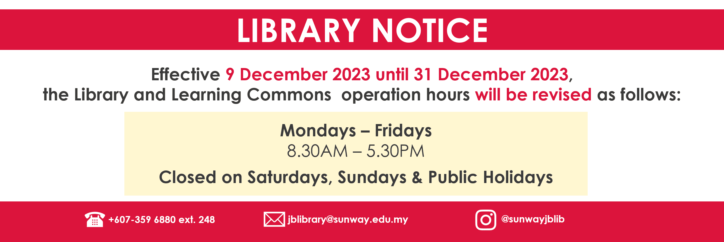 Library News & Events - LibGuides at Sunway College Johor Bahru