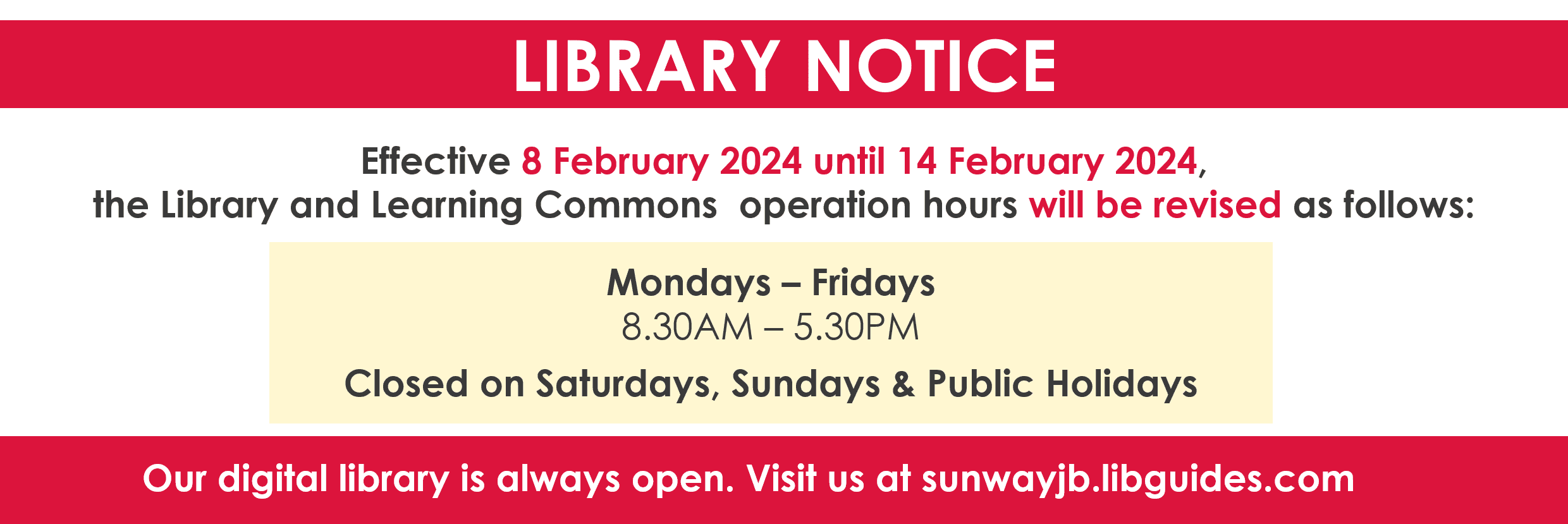 Library News & Events - LibGuides at Sunway College Johor Bahru