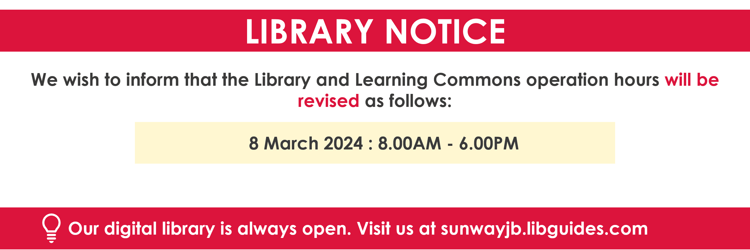 Library News & Events - LibGuides at Sunway College Johor Bahru