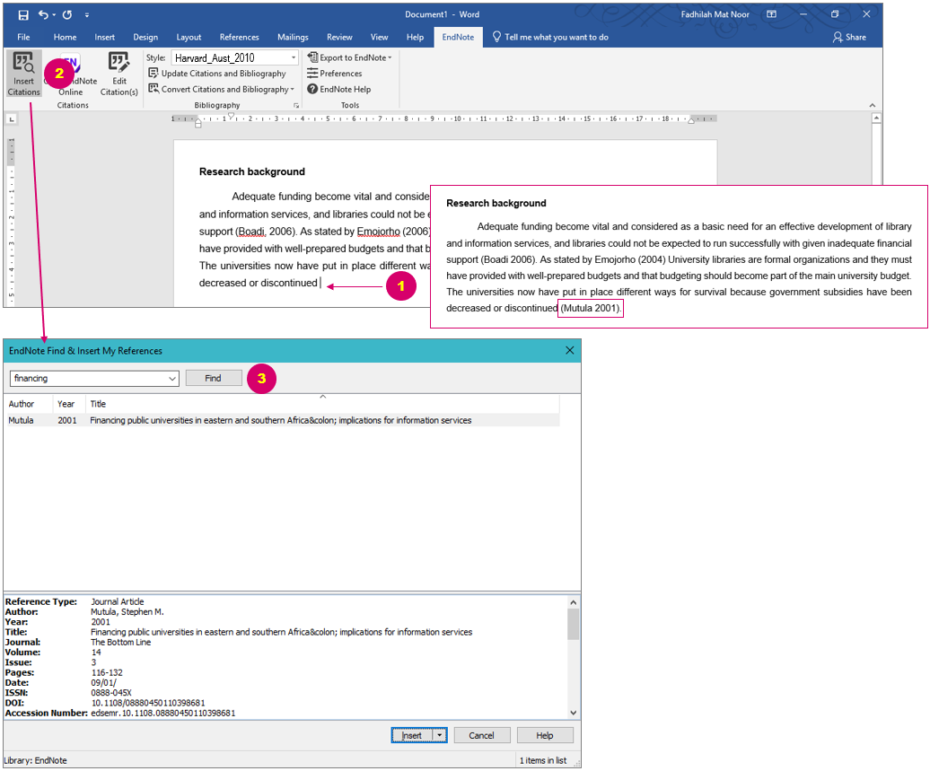 EndNote Online - Referencing Help - LibGuides at Sunway College Johor Bahru