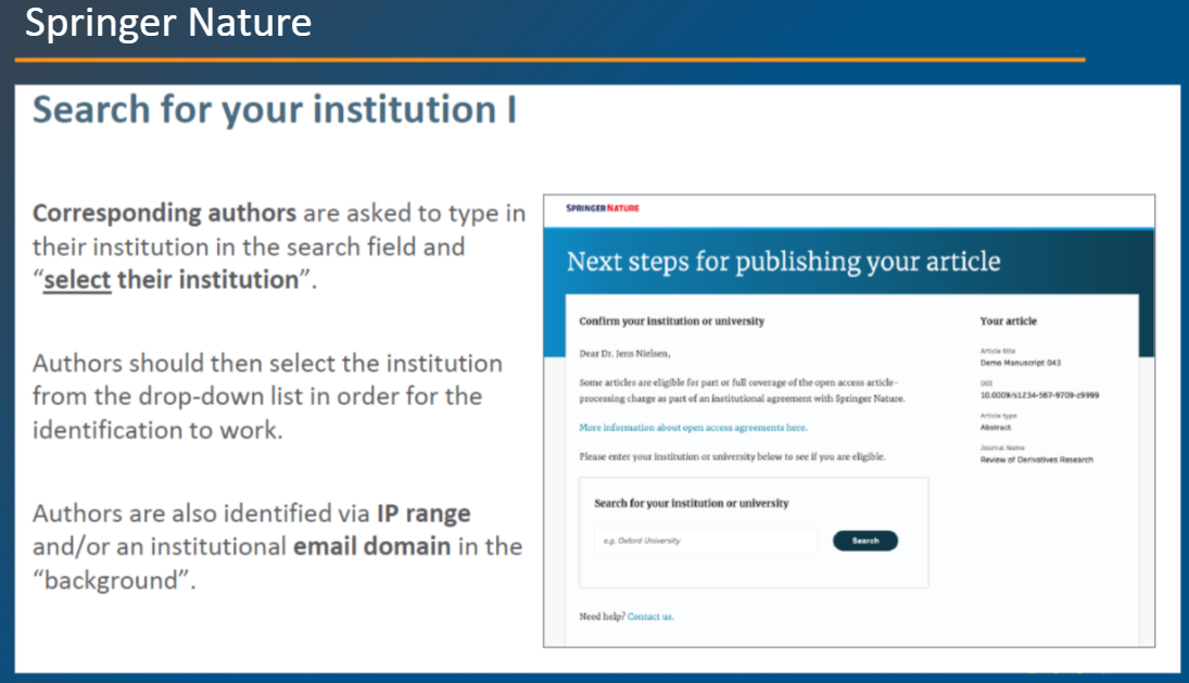 Springer - Open Access Publishing - eLibrary at Research Information ...