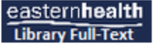 Home - Eastern Health Library Service - LibGuides at Eastern Health ...