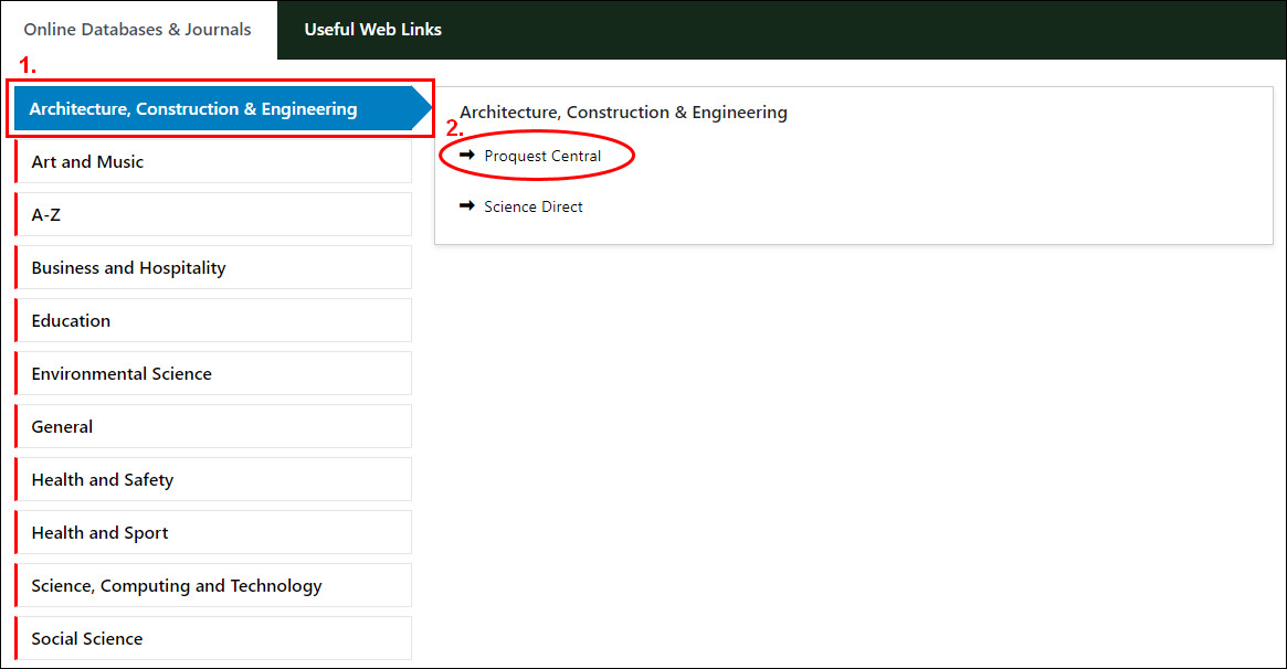Online Databases - Health and Safety - SIT Library Guides at Southern ...