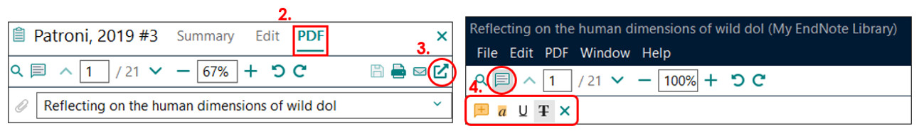 Attaching and annotating files - EndNote Guide / APA Referencing Guide ...