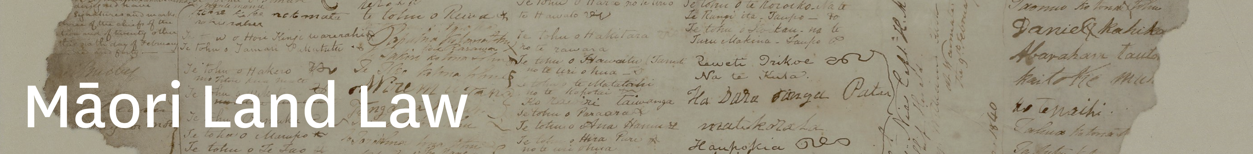 Foundational texts - Māori Land Law - LibGuides at University of ...