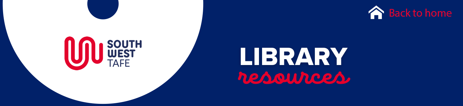 Home - Library - Library at South West Institute of TAFE